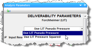 Creating a Gas Deliverability Analysis using the Forchheimer Method