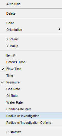 Displaying Radius of Investigation