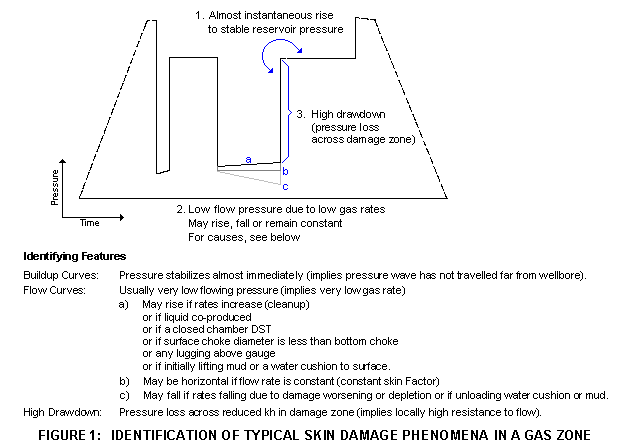 Skin Damage in Gas Zones